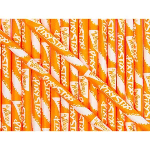 Pixy Stix Candy Powder Straws - Orange: 50-Piece Bag – Candy Warehouse