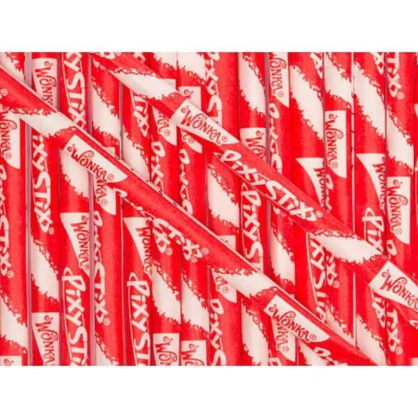 Pixy Stix Candy Powder Straws - Red: 50-Piece Bag | Candy Warehouse