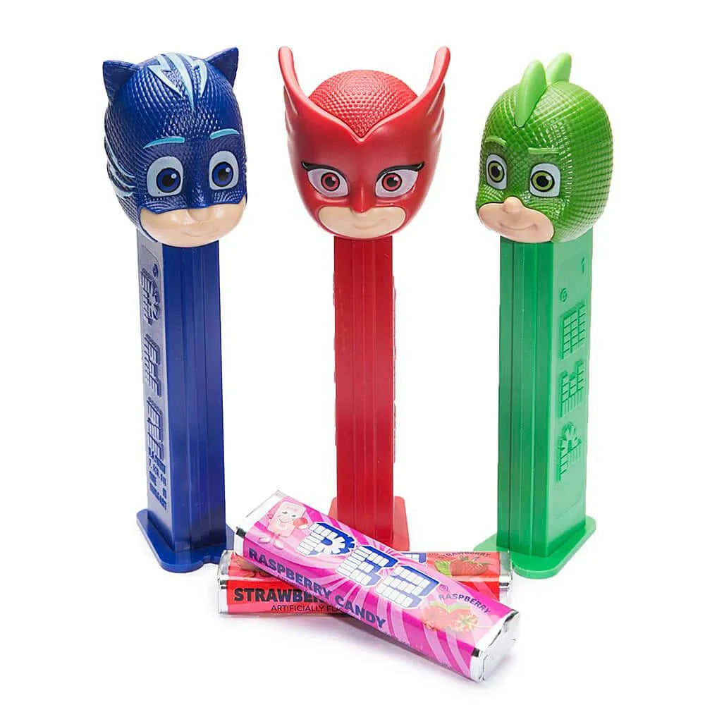 PJ Masks PEZ Candy Packs: 12-Piece Display – Candy Warehouse