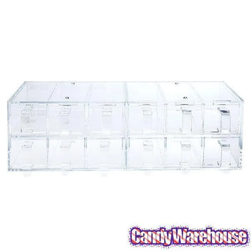Plexiglas Candy Drawers: 12-Drawer Unit – Candy Warehouse