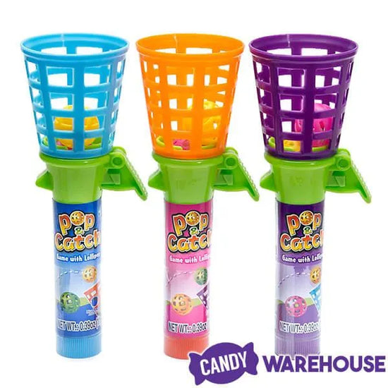 Pop & Catch Game with Lollipop: 12-Piece Box | Candy Warehouse