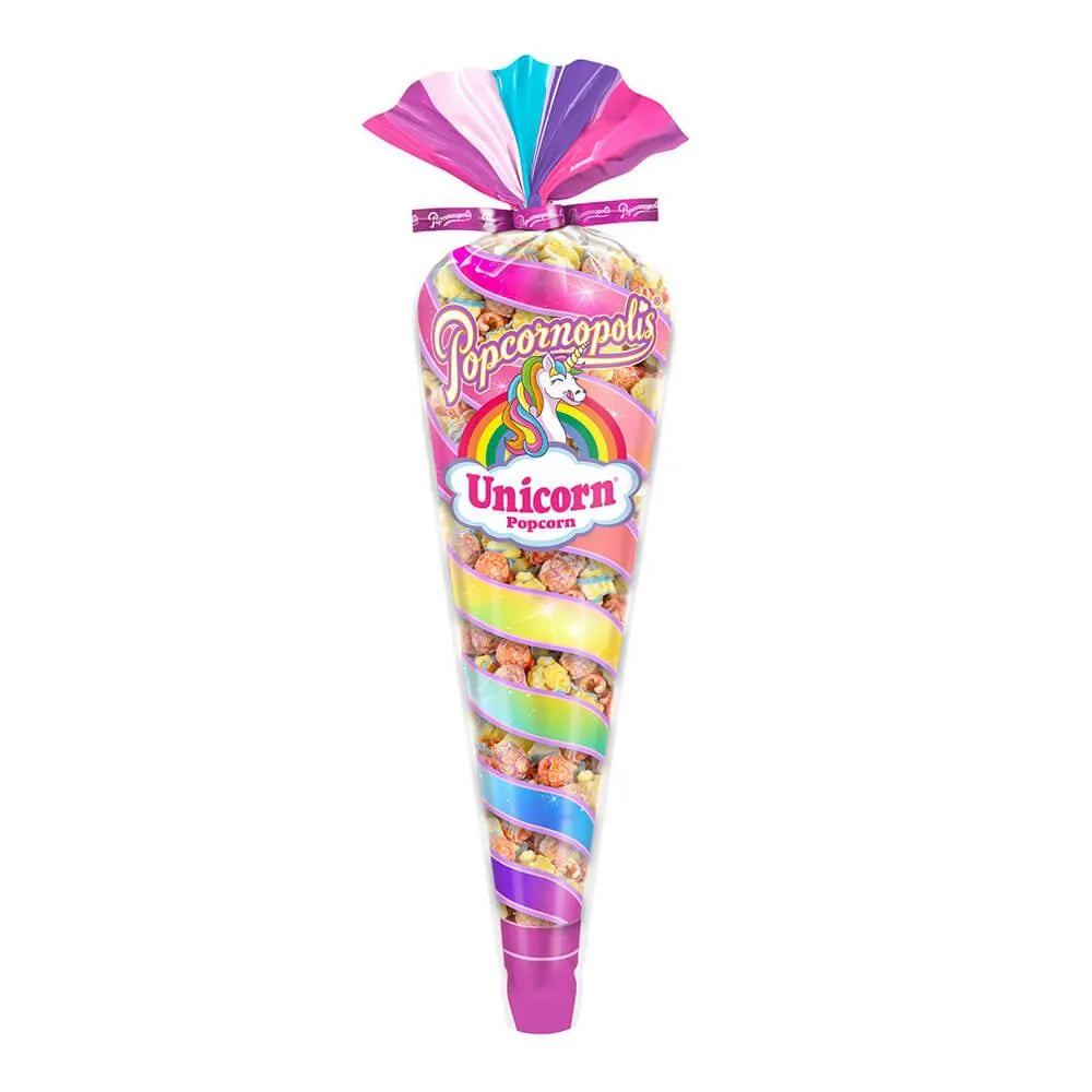 Popcornopolis Unicorn Popcorn: 6.3-Ounce Cone – Candy Warehouse