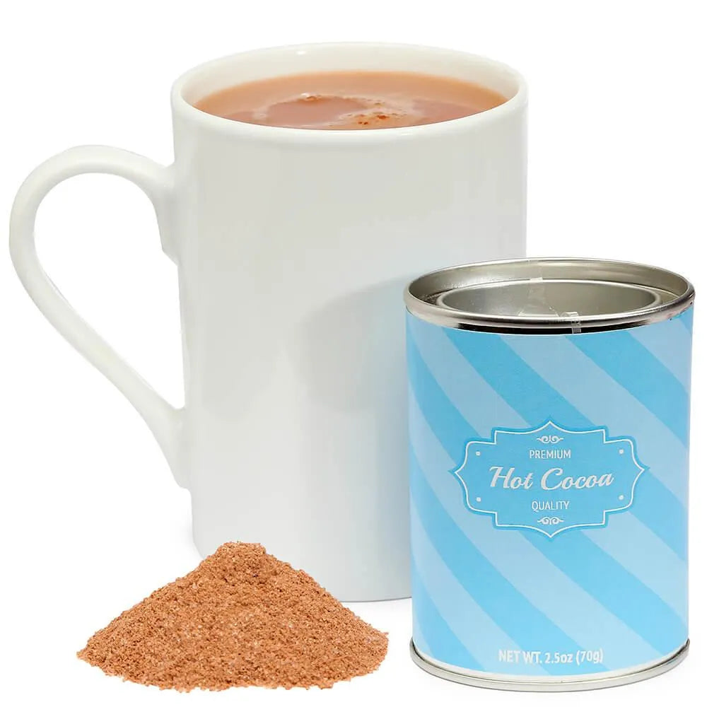 Premium Hot Chocolate Powder - Blue Tins: 6-Piece Box – Candy Warehouse