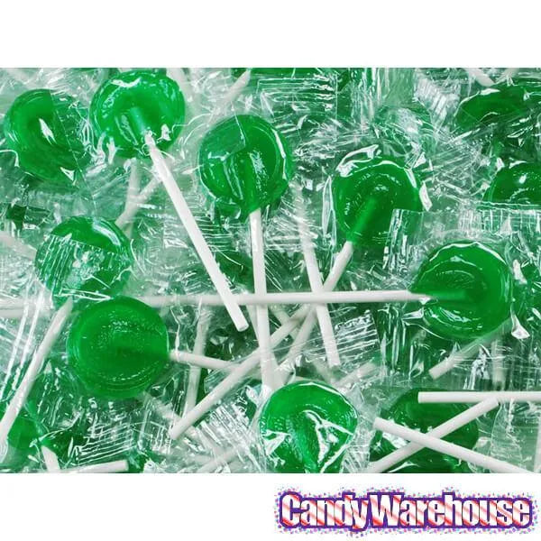 Primrose Green Lime Lollipops: 5LB Bag – Candy Warehouse