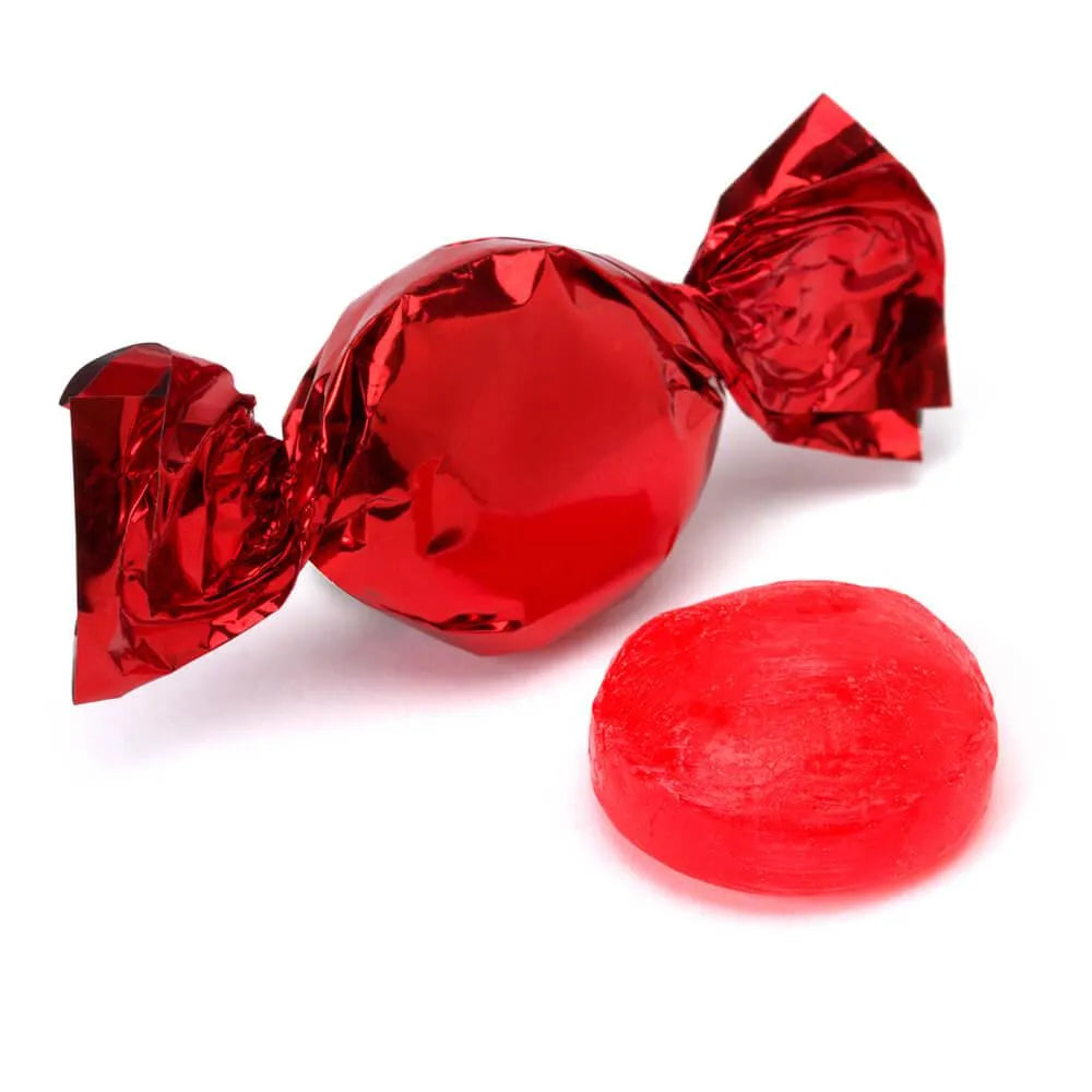 Primrose Metallic Foiled Hard Candy Buttons - Red: 5LB Bag – Candy ...