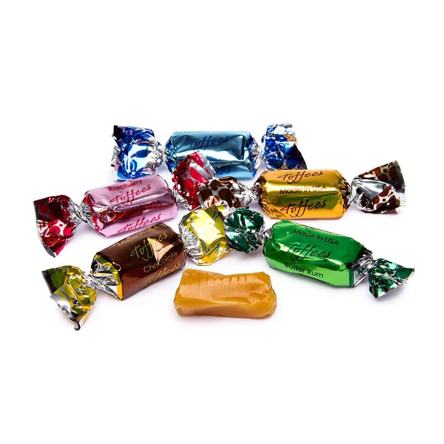 Primrose Metallic Foiled Toffee Caramel Rolls Assortment: 5LB Bag ...