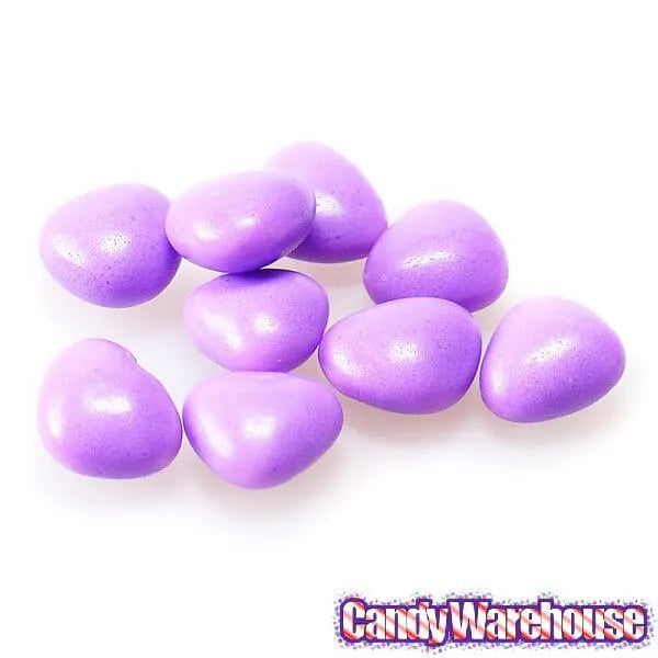 Primrose Tiny Candy Hearts - Lavender: 5LB Bag | Candy Warehouse