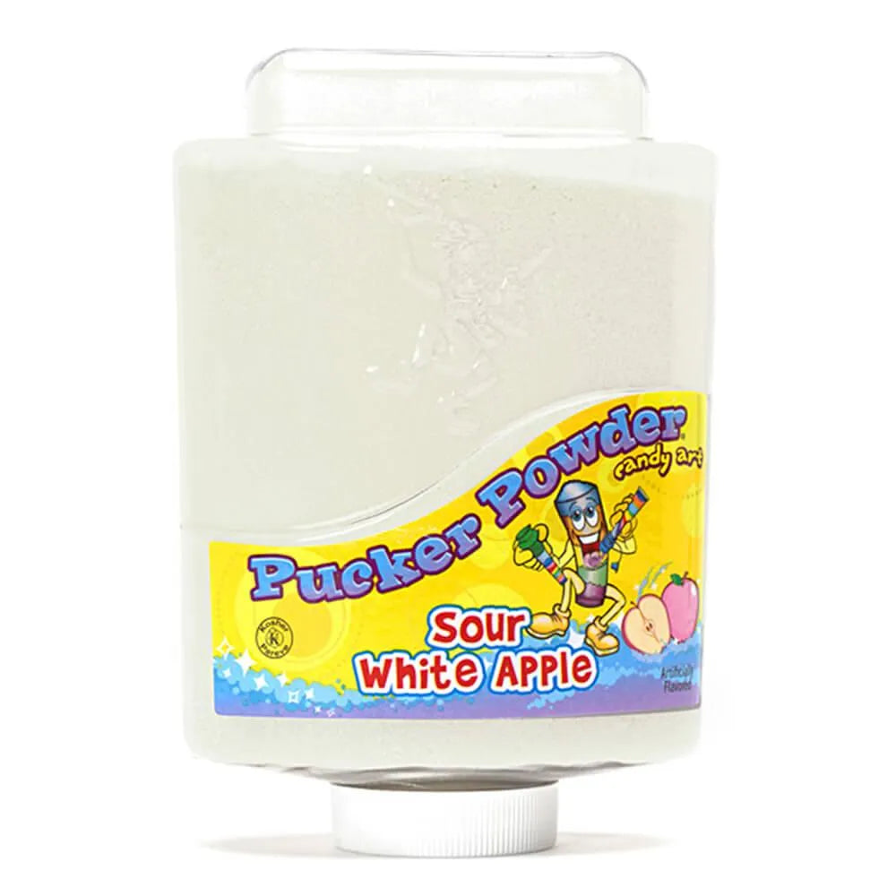 Pucker Powder - White Apple: 9-Ounce Bottle | Candy Warehouse