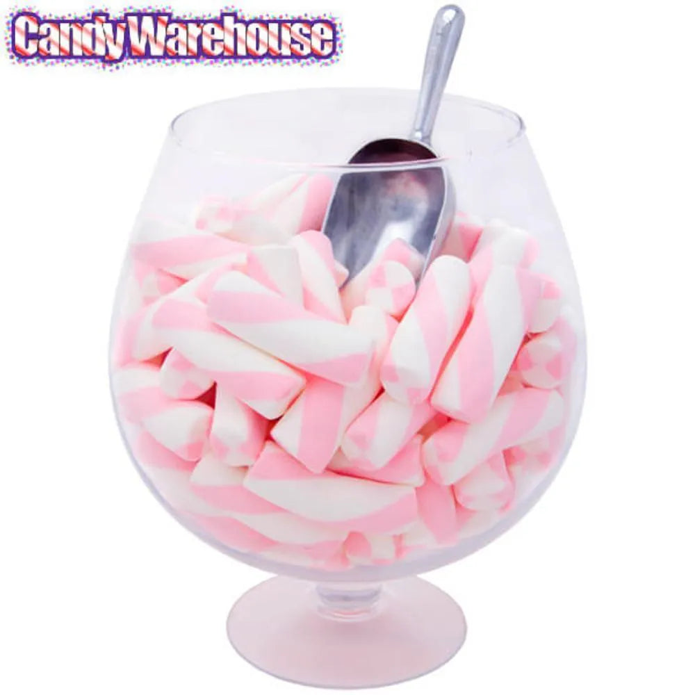 Puffy Poles Jumbo Marshmallow Twists - Strawberry: 1LB Bag – Candy ...