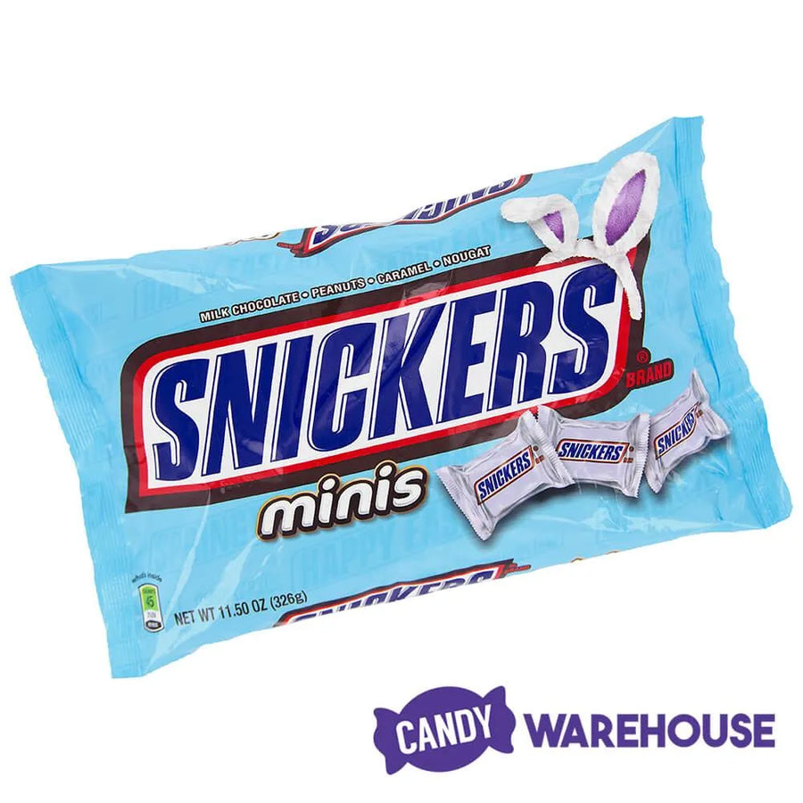 Purple Snickers Minis Candy: 10.48-Ounce Bag | Candy Warehouse