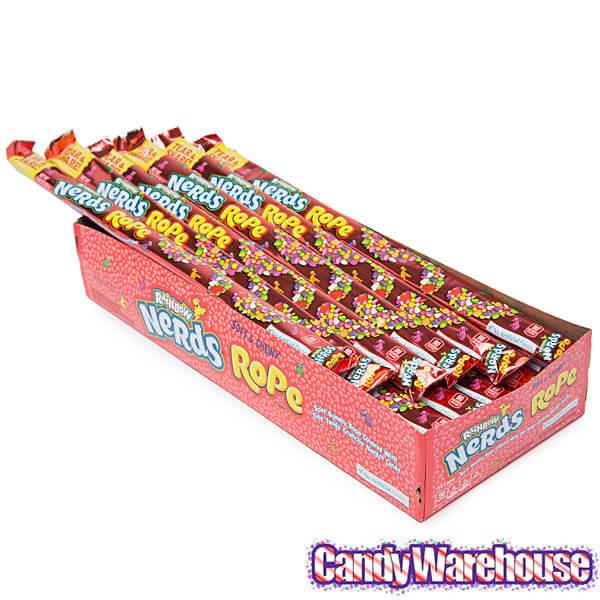 Rainbow Nerds Rope Candy Packs: 24-Piece Box – Candy Warehouse