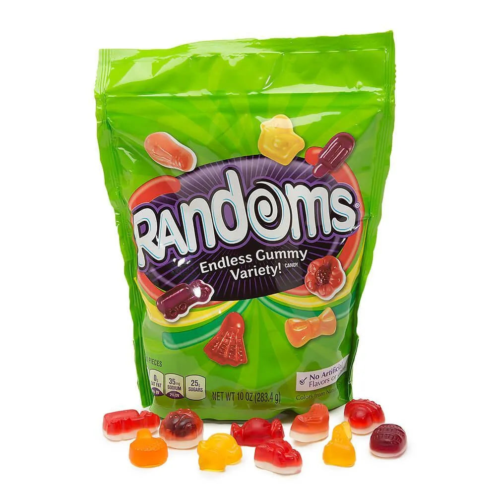 Randoms Gummy Candy: 10-Ounce Bag | Candy Warehouse