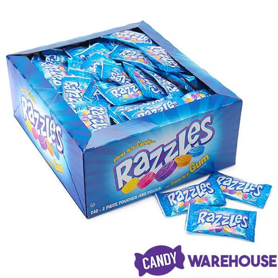 Razzles Candy 2-Packs: 240-Piece Box | Candy Warehouse
