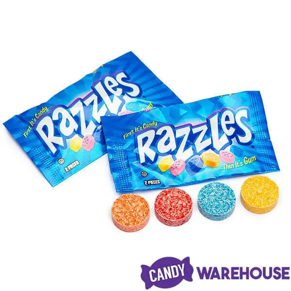 Razzles Candy 2-Packs: 240-Piece Box | Candy Warehouse