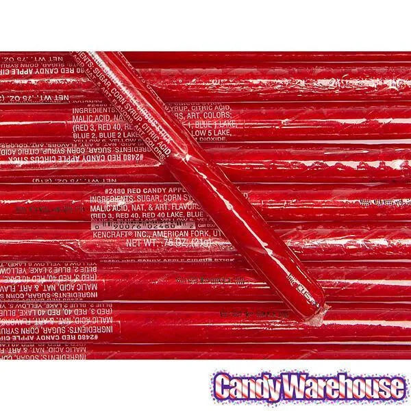 Red Candy Apple Hard Candy Sticks: 100-Piece Box – Candy Warehouse