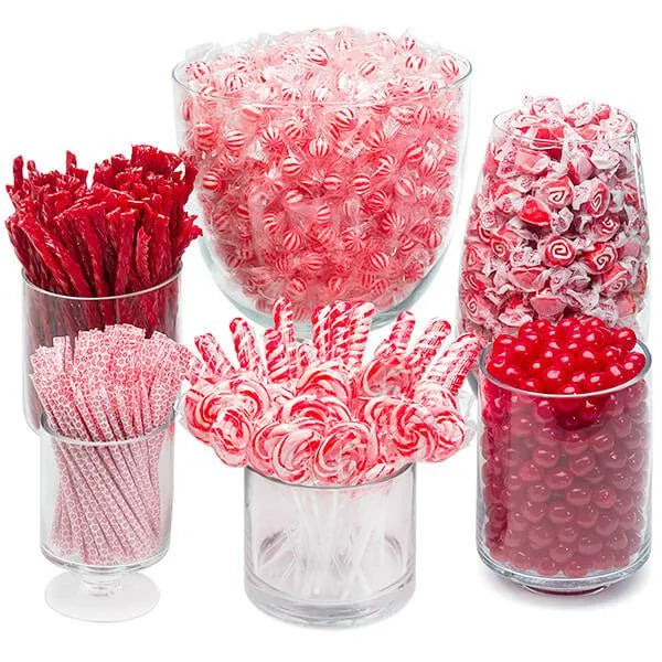 Red Candy Bar Table Assortment – Candy Warehouse