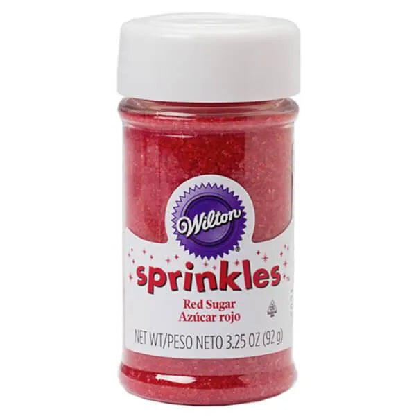 Red Colored Sugar: 3.25-Ounce Bottle – Candy Warehouse
