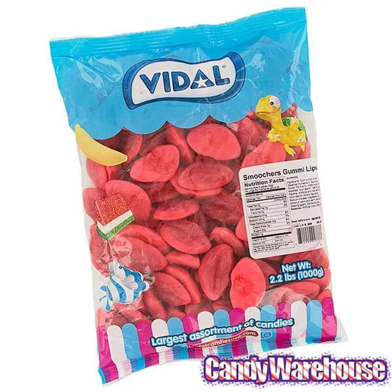 Red Gummy Lips Candy: 1KG Bag | Candy Warehouse