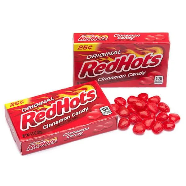 Red Hots Candy Mini Packs: 24-Piece Box – Candy Warehouse