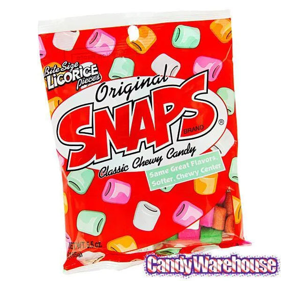 Red Vines Snaps Licorice Tubes Candy: 4LB Box | Candy Warehouse