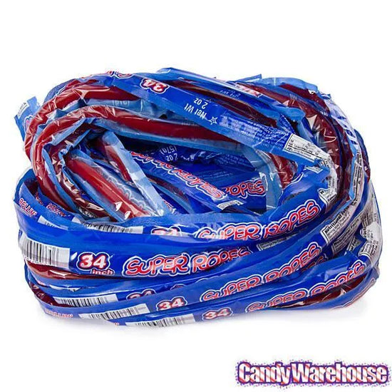 Red Vines Super Ropes Red Licorice Candy: 15-Piece Box | Candy Warehouse
