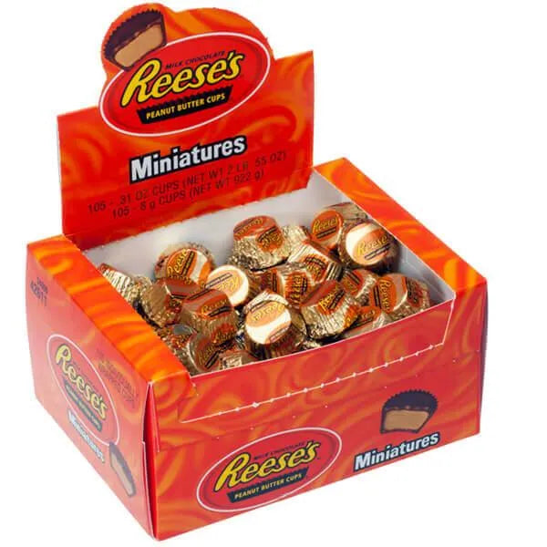 Reese's Peanut Butter Cups Miniatures: 105-Piece Box – Candy Warehouse