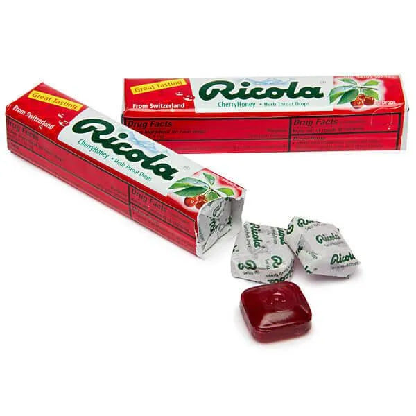 Ricola Cherry-Honey Candy Drops Packs: 18-Piece Box – Candy Warehouse
