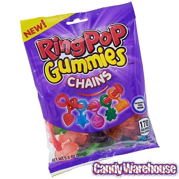 Ring Pop Gummies Chains: 3.75LB Box | Candy Warehouse
