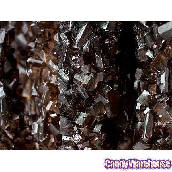 Rock Candy Crystal Sticks - Black: 120-Piece Case | Candy Warehouse