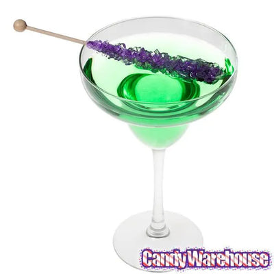 Rock Candy Crystal Sticks - Purple: 120-Piece Case – Candy Warehouse