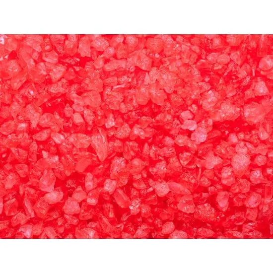 Rock Candy Crystals - Red: 5LB Box | Candy Warehouse