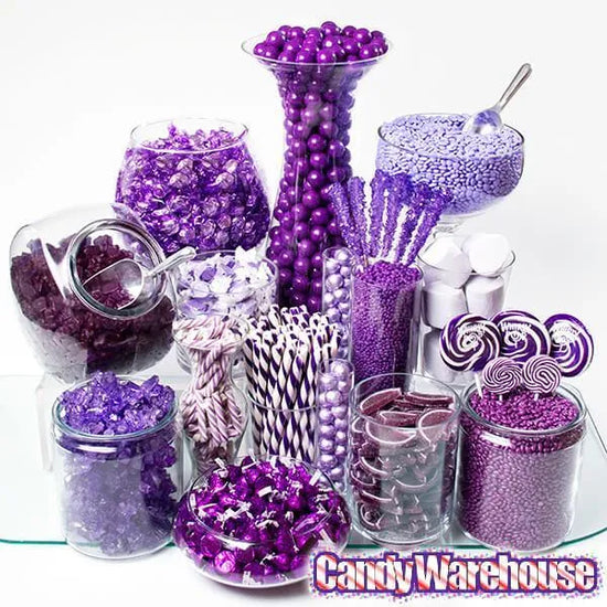 Rock Candy Strings - Purple: 5LB Box | Candy Warehouse