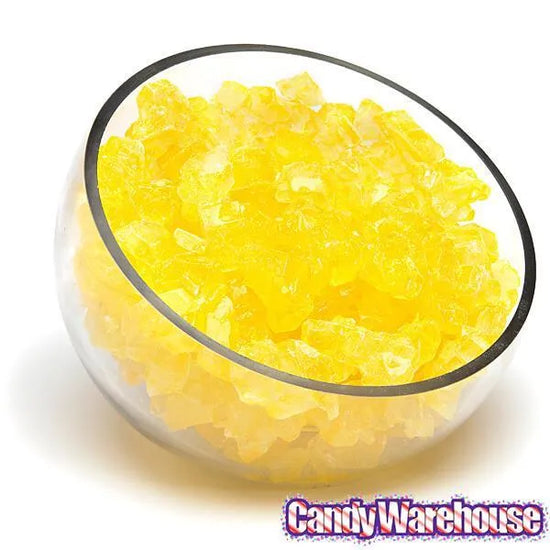 Rock Candy Strings - Yellow: 5LB Box | Candy Warehouse