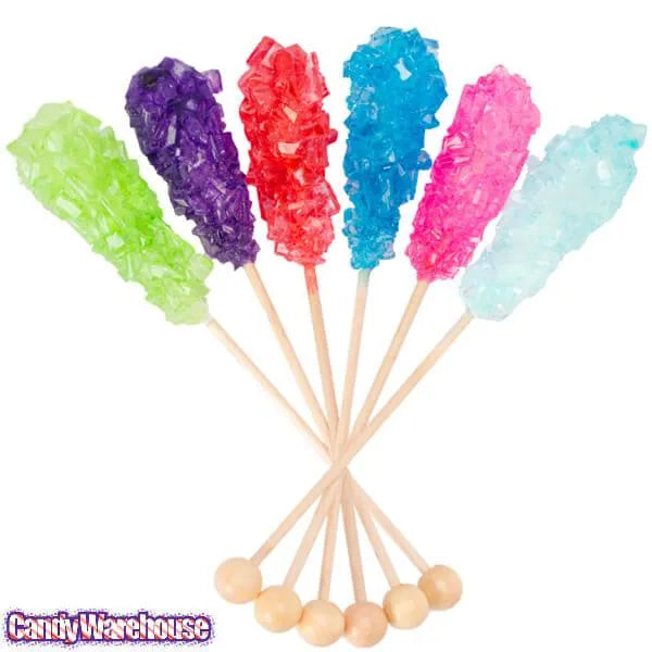 Rock Candy Swizzle Sticks - Assorted Colors - Unwrapped: 72-Piece Box ...