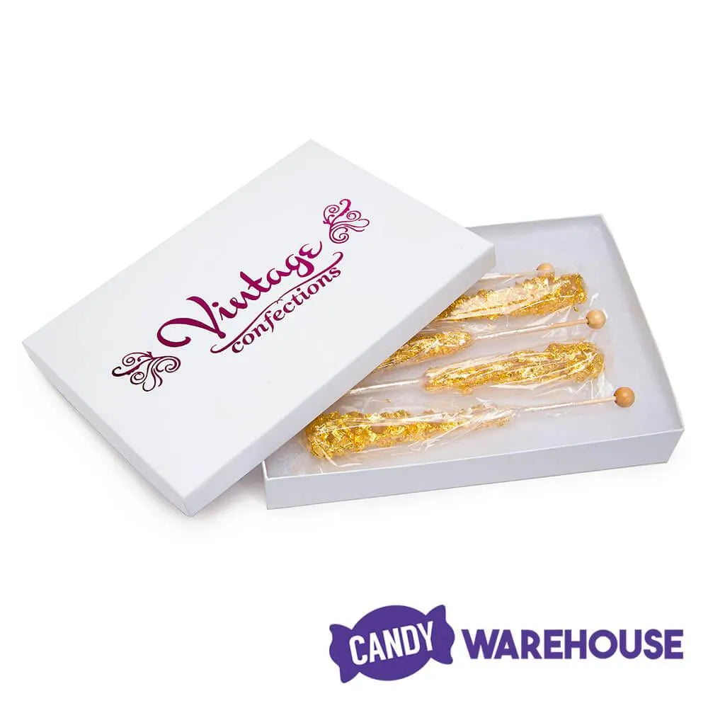 Rock Candy Swizzle Sticks - Gold: 5-Piece Gift Pack – Candy Warehouse