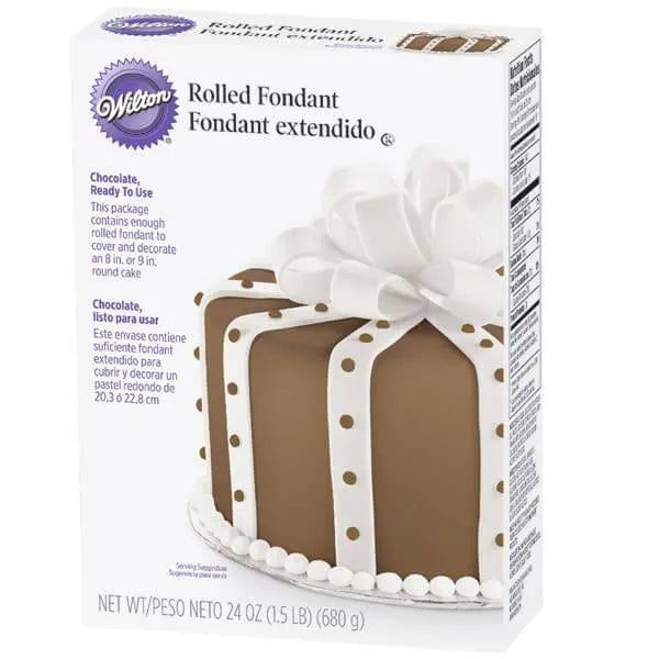 Rolled Fondant - Chocolate: 24-Ounce Package – Candy Warehouse