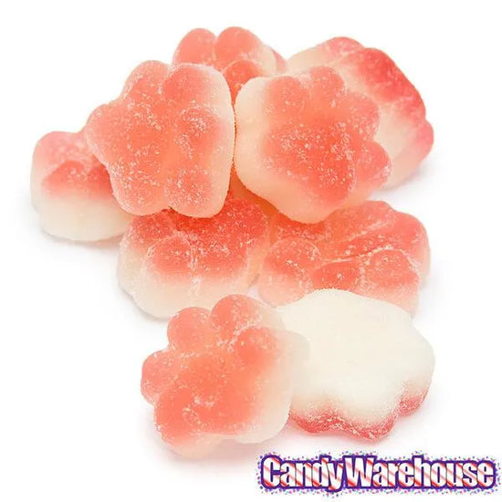Senjaku Panda Paws Gummy Candy Packs - Peach: 6-Piece Box | Candy Warehouse