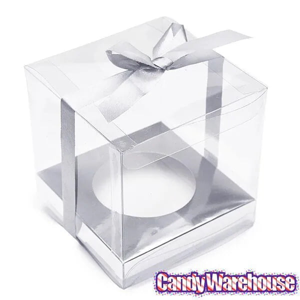 Silver Clear Favor Box Kits: 20-Piece Set – Candy Warehouse