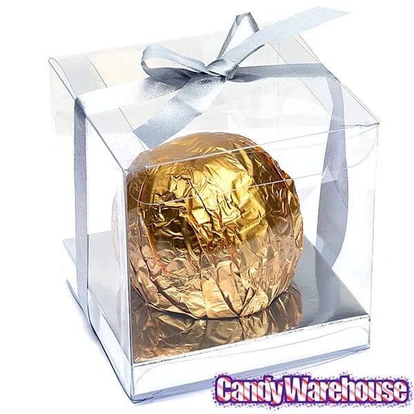 Silver Clear Favor Box Kits: 20-Piece Set – Candy Warehouse