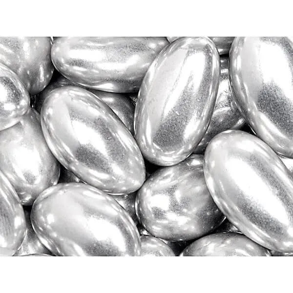 Silver Jordan Almonds: 1LB Bag – Candy Warehouse