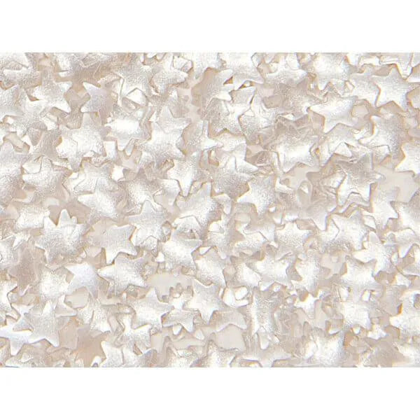 Silver Stars Edible Accents: 0.04-Ounce Bottle | Candy Warehouse