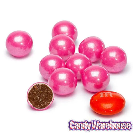 Sixlets Mini Milk Chocolate Balls - Hot Pink: 2LB Bag | Candy Warehouse
