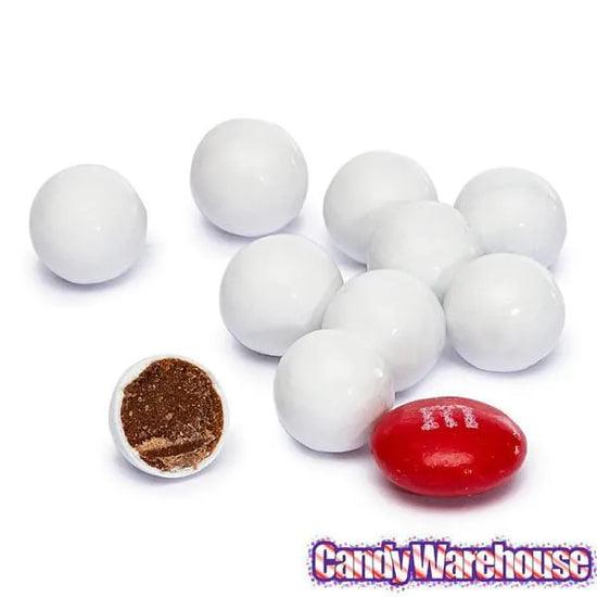 Sixlets Mini Milk Chocolate Balls - White: 2LB Bag | Candy Warehouse