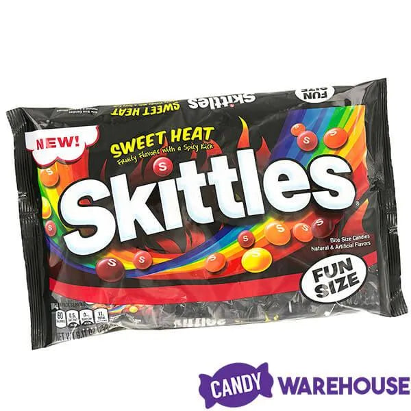 Skittles Candy Fun Size Packs - Sweet Heat: 9.11-Ounce Bag | Candy ...