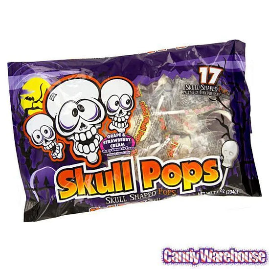 Skull Pops: 15-Piece Bag | Candy Warehouse