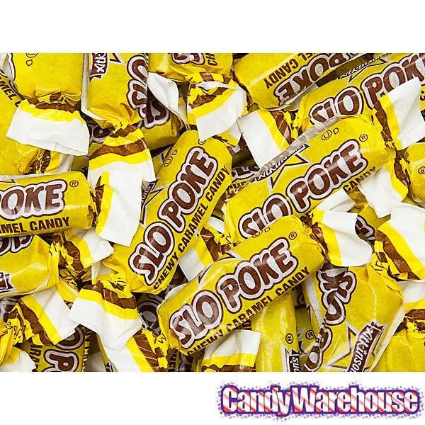 Slo Poke Bite-Size Caramel Candy: 160-Piece Tub – Candy Warehouse