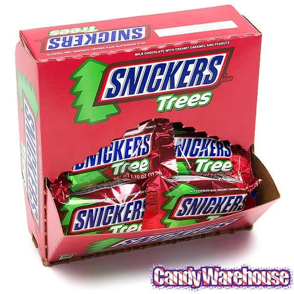Snickers Candy Tree ASMR SNICKERS CHRISTMAS TREES TWIX SANTAS HOLIDAY