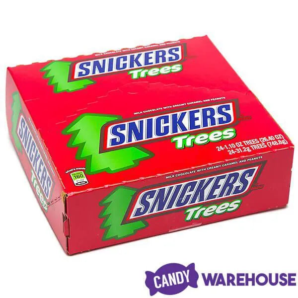 Snickers Christmas Tree Candy Bars: 24-Piece Box – Candy Warehouse