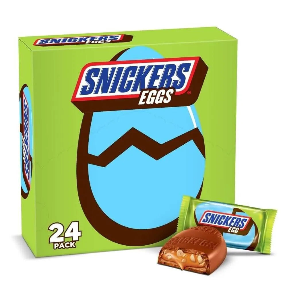 Snickers Easter Eggs: 24-Piece Box | Candy Warehouse