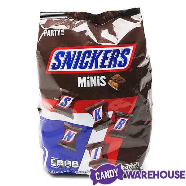 Snickers Minis Candy: 40-Ounce Bag – Candy Warehouse